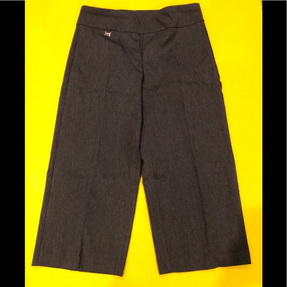 Alfani | Pants & Jumpsuits | Flat Front Capri Trousers Wide Leg | Poshmark